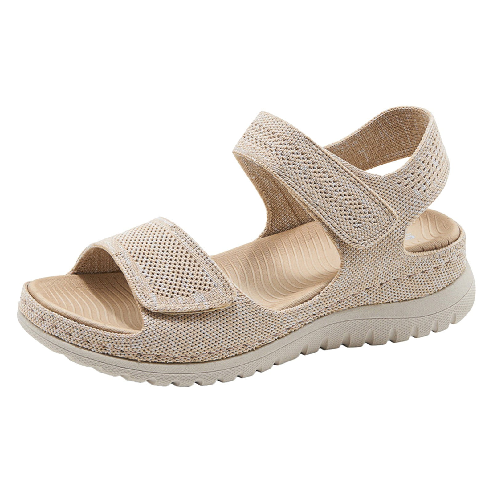 2DXuixsh Women's Sandals Casual Sports Leisure Sandals Hollow Beach ...