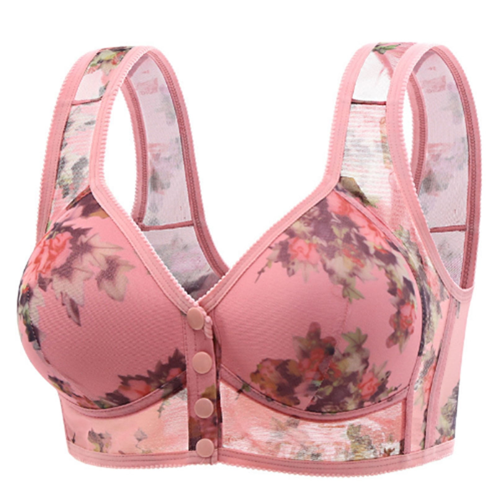 2DXuixsh Women's Sports Bras Soft Wireless Lightly Lined Comfort Bra ...