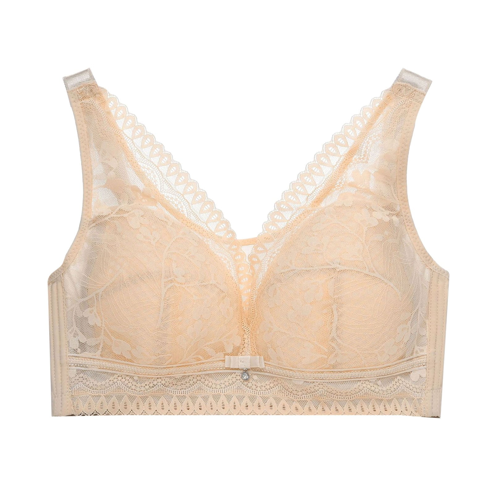 2DXuixsh Women's T Shirt Bra Push up Full Coverage Bras Plus Size Lifting Lace Bra Large ...