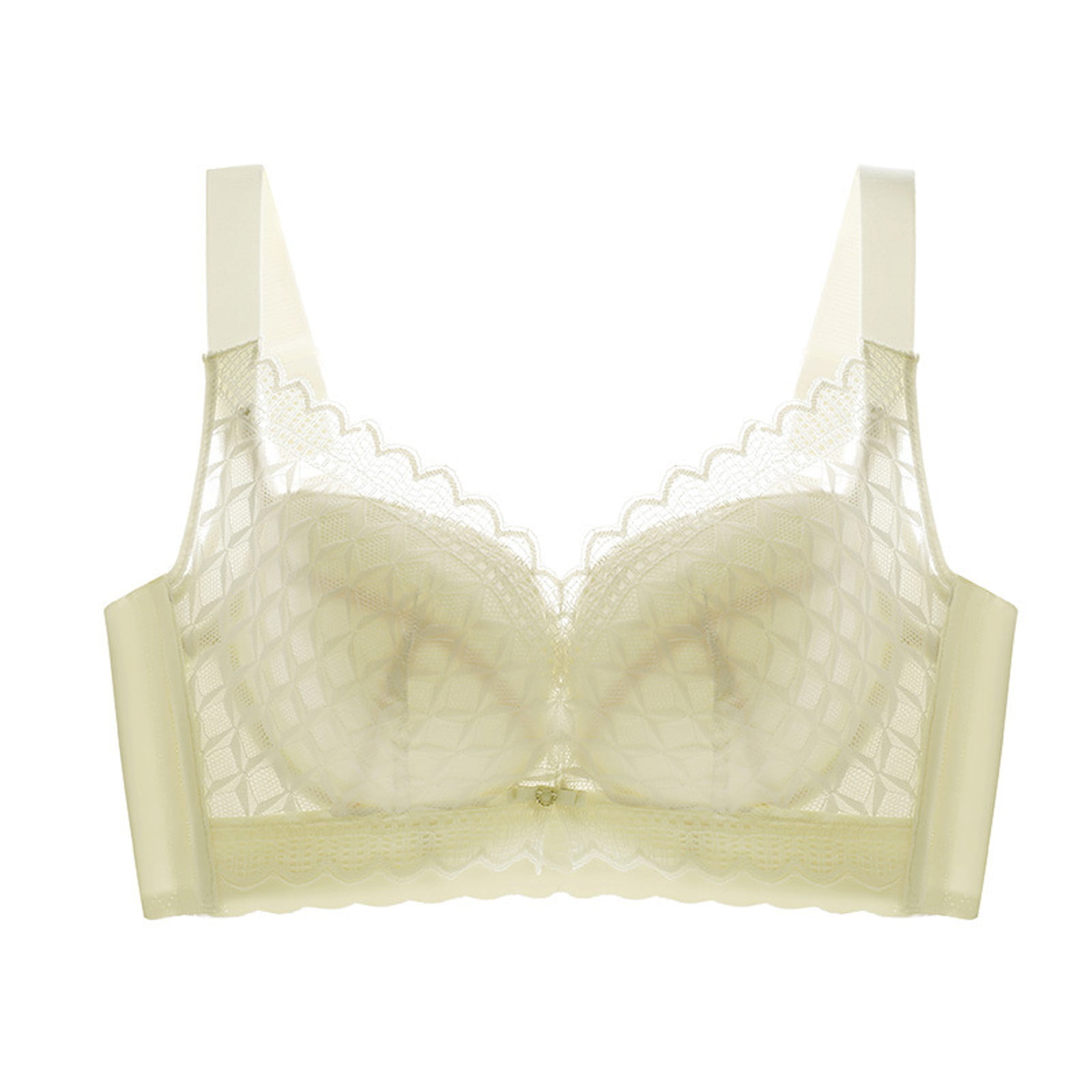 2DXuixsh Women's Wireless Bras Ladies Underwear Soft Underwire Ultra ...