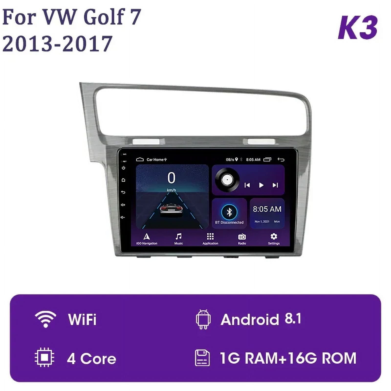 2Din Android 12 Car Radio for VW Volkswagen Golf 7 2013-2017 Multimedia Wireless Carplay Auto ...