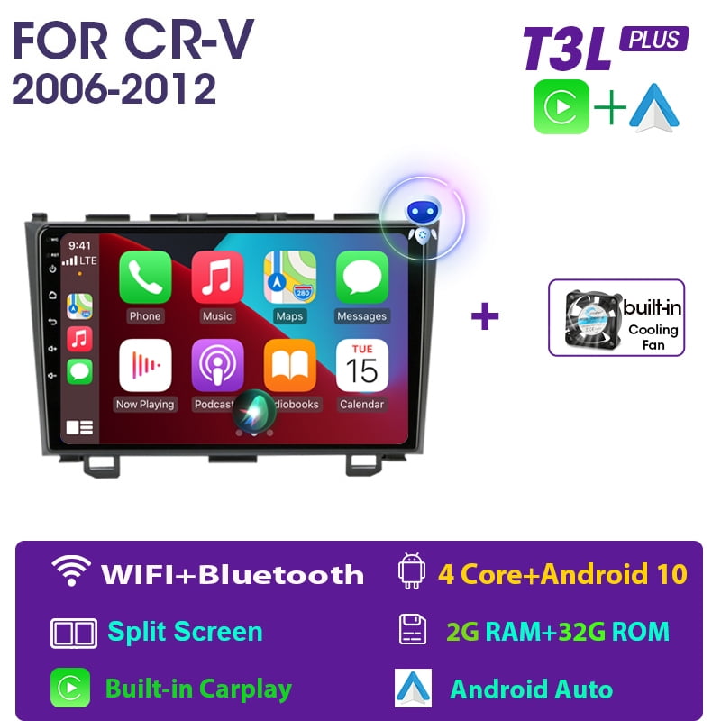 2Din Android 12 Head Unit CarPlay Car Radio Multimedia Video Player for ...