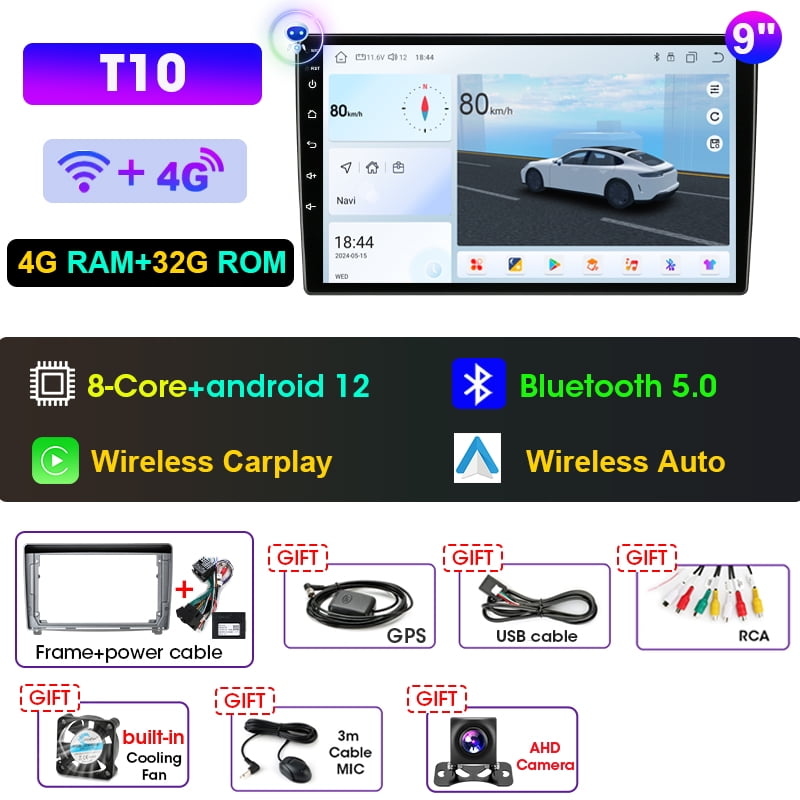 2Din Car Radio Multimedia Player For Peugeot 407 cc SW 407CC 2004 2011 ...