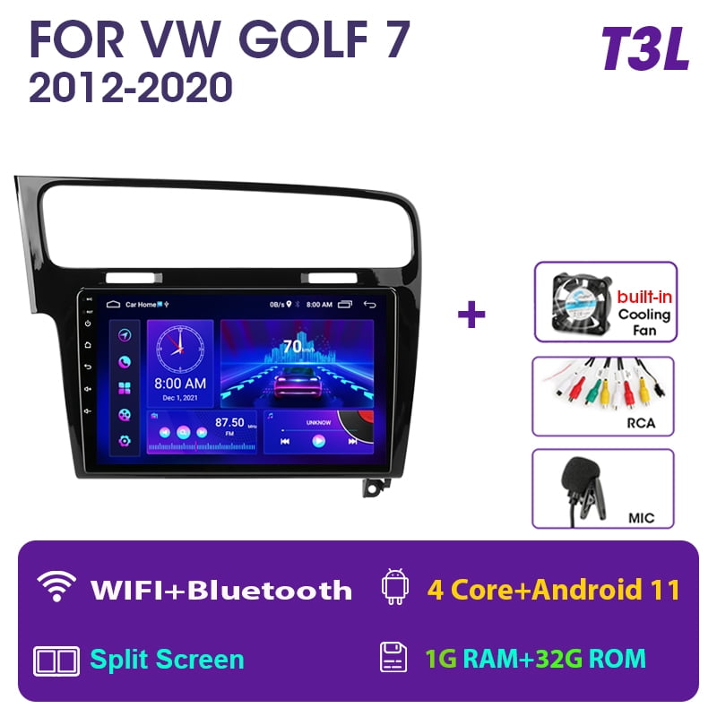 2Din Car Radio Multimedia Player For Volkswagen VW Golf 7 MK7 GTI 2013 ...