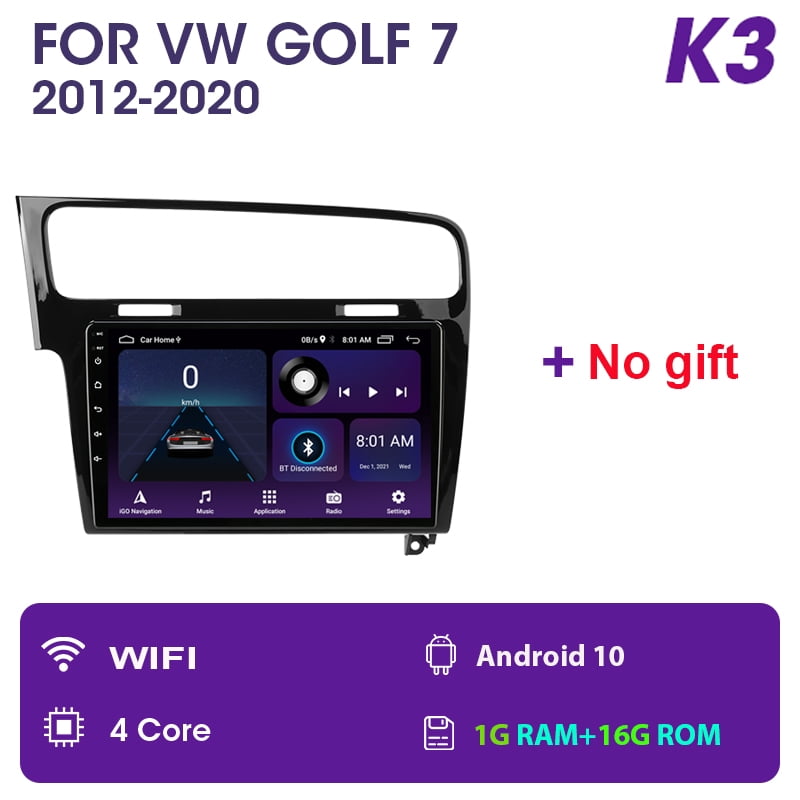 2Din Car Radio Multimedia Player For Volkswagen VW Golf 7 MK7 GTI 2013 ...