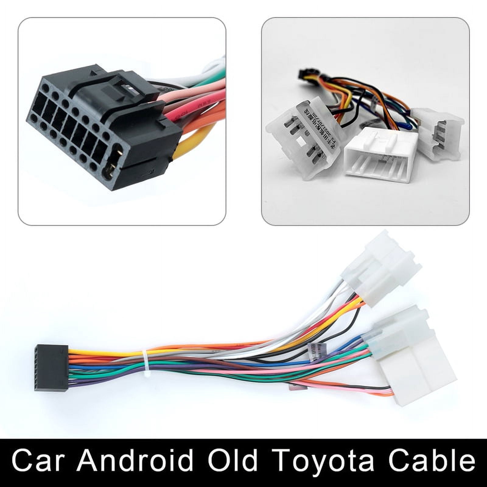 2Din Stereo ISO Cable Radio Android Player Car Accessories for VW ...