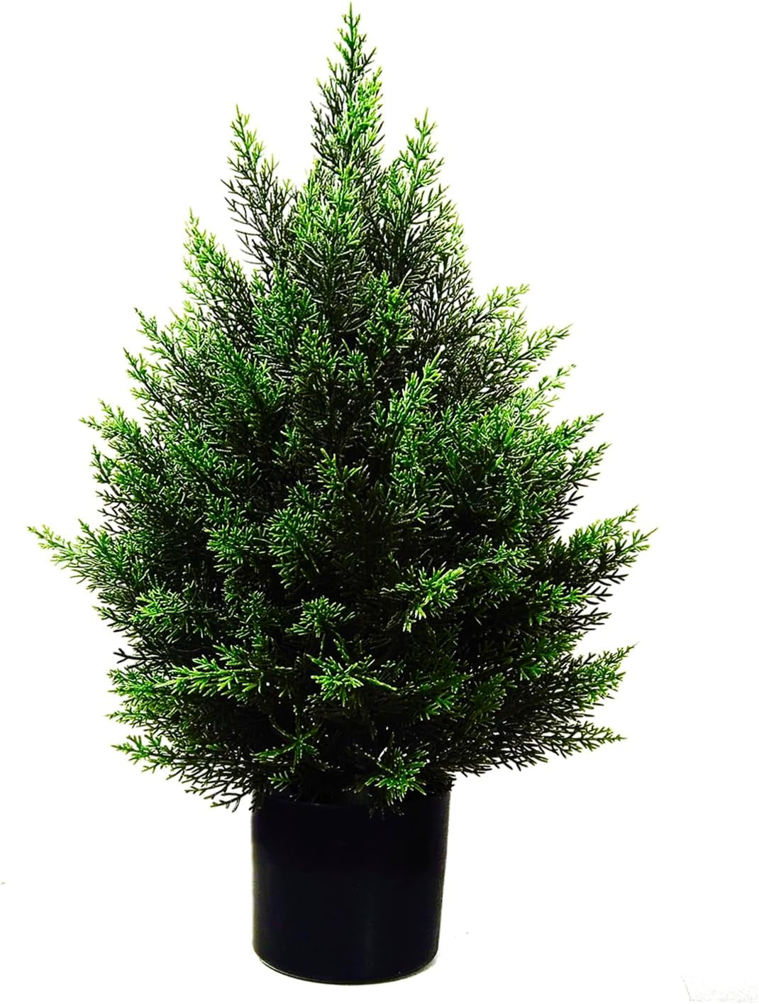 2FT Artificial Topiary Tree Realistic Faux Cedar Pines Christmas Trees ...