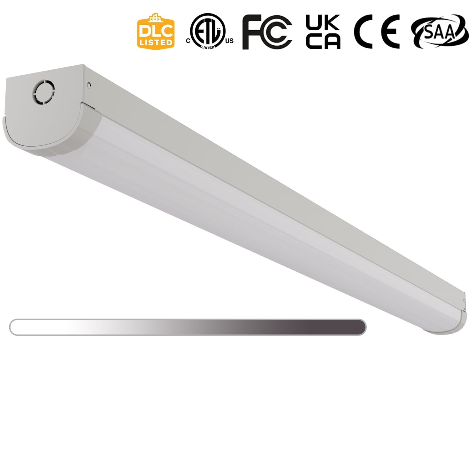 2FT LED Linear Strip Stairwell Light, 10W/20W 2 Watt Selectable, 1250lm/2500lm 5000K, 100-277V ...