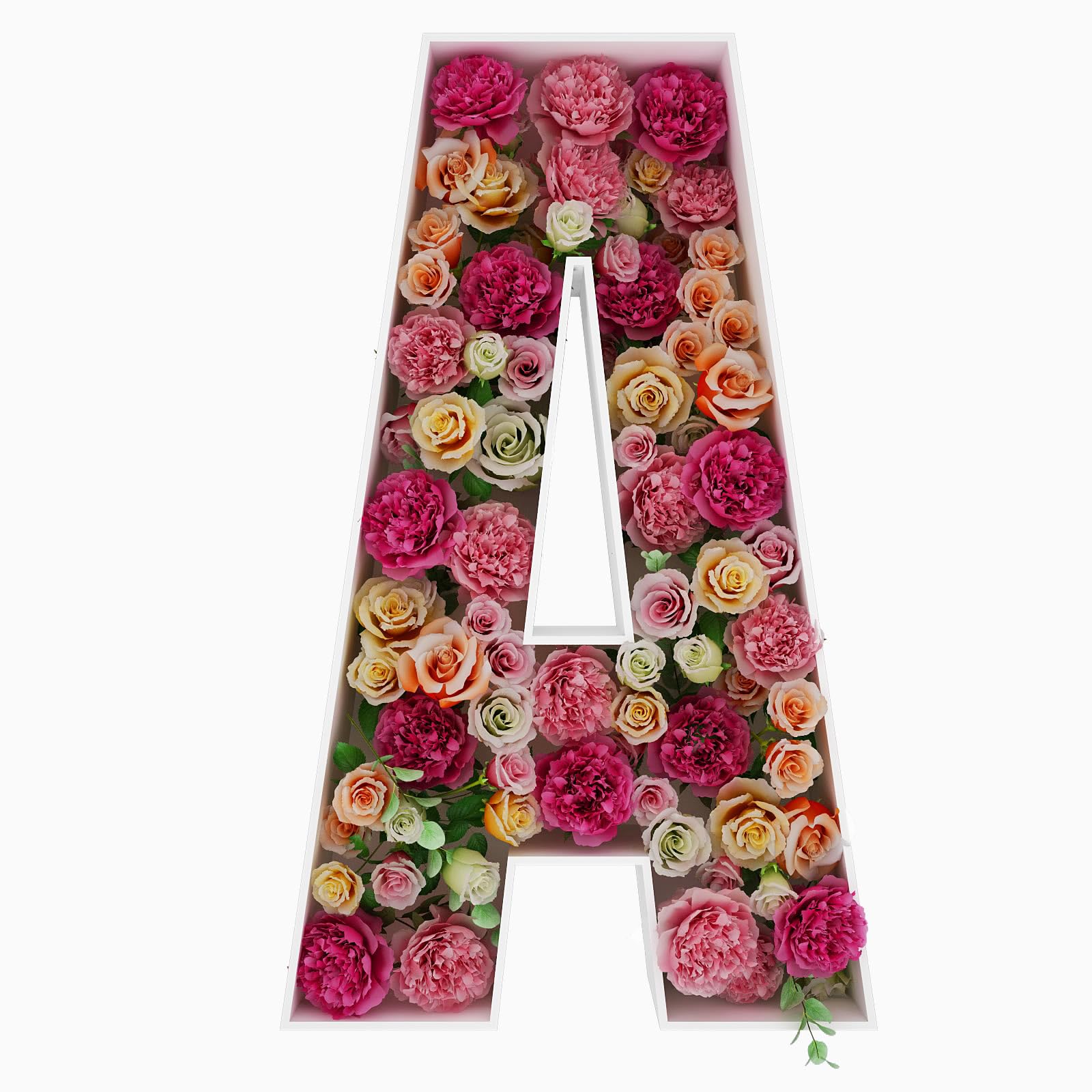 2FT Letter A Mosaic AIF4 Balloon Frame Letter DIY Fillable Letters Kit ...