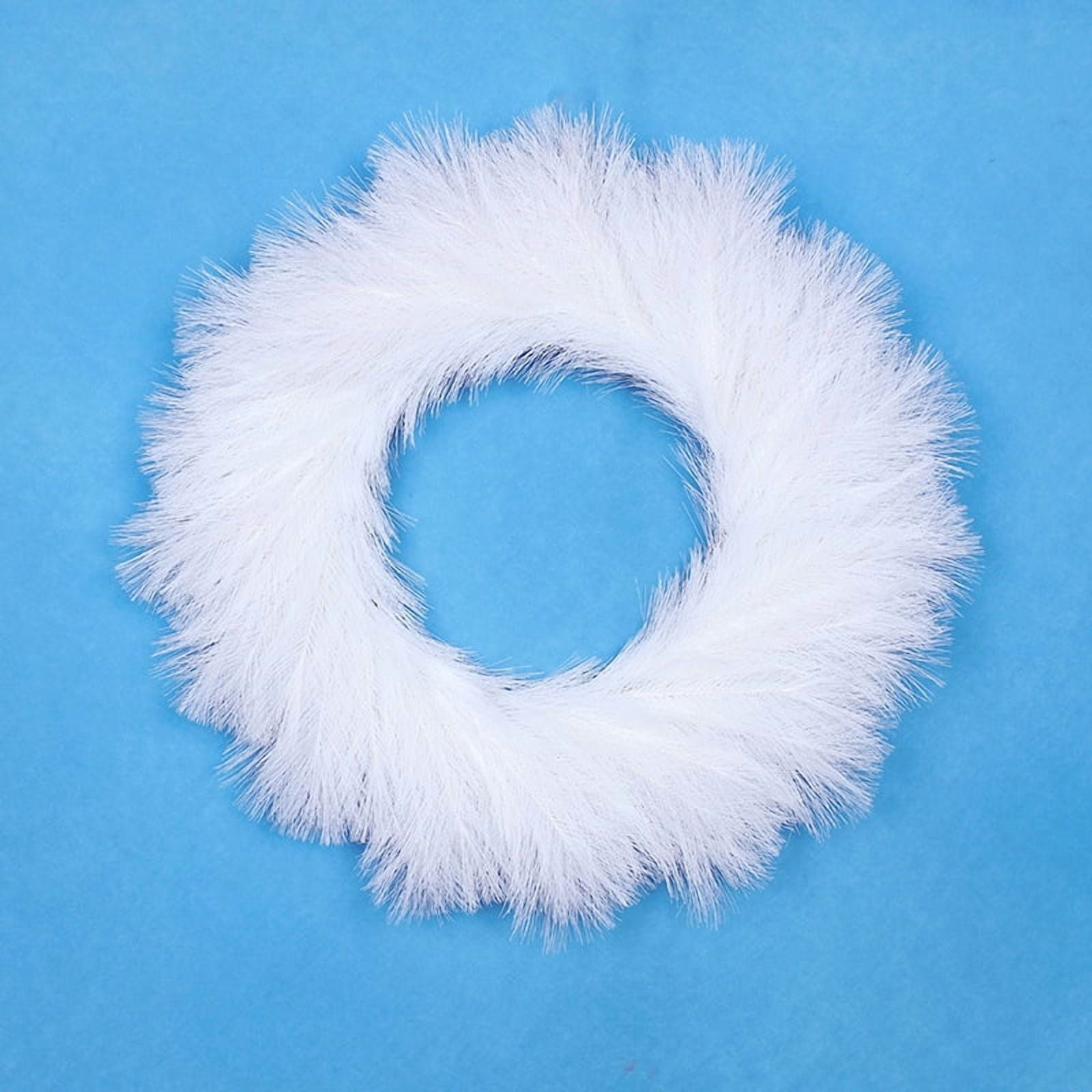 2FT Pampas Grass Faux Wreath, Rustic Farmhouse Fall Decor for All ...