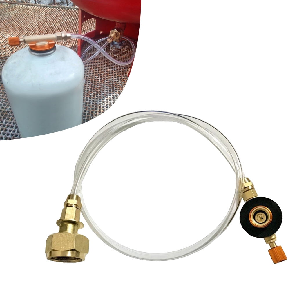 2FT Propane Regulator and Adapter Hose, Universal Gas Grill Regulator Replacement Parts, Propane ...