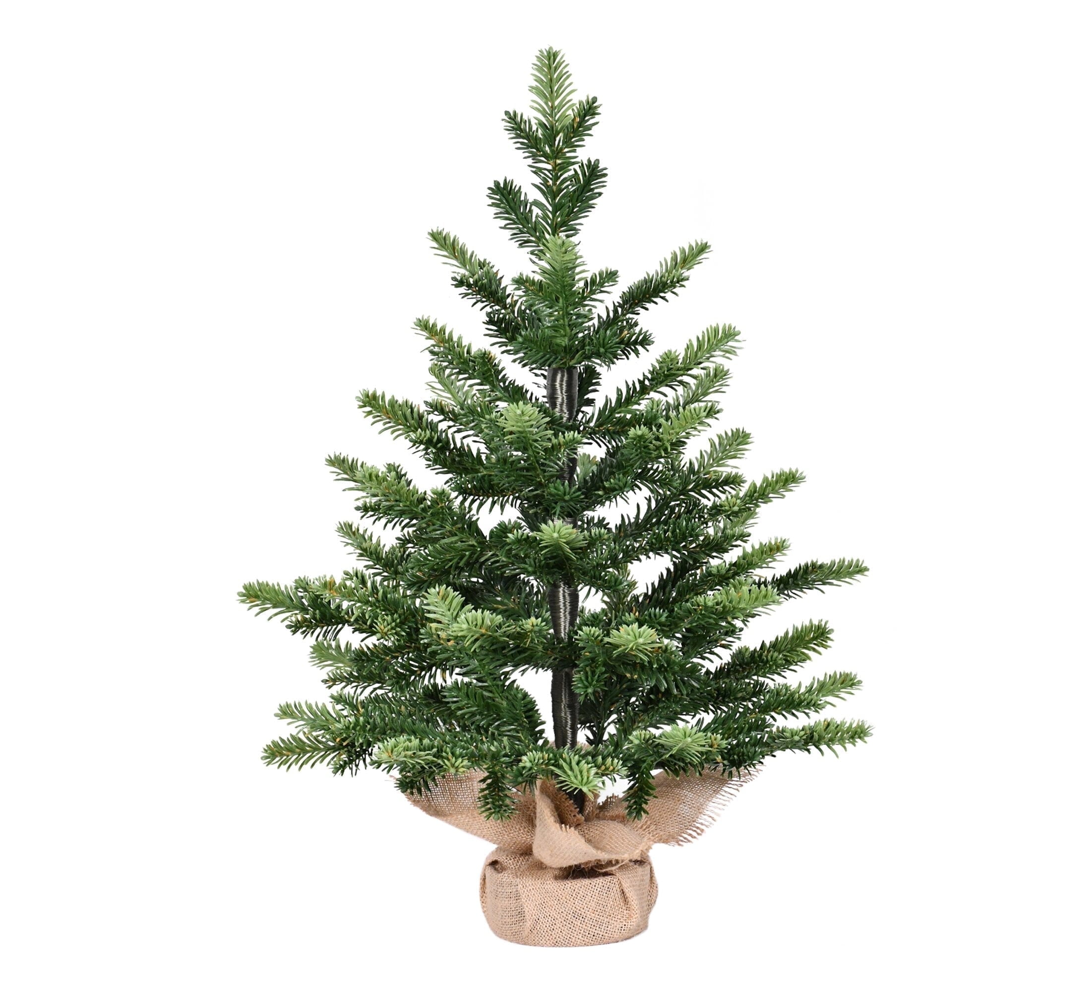 2FT Small Tabletop Christmas Tree with 230 Realistic PE Green Branches ...