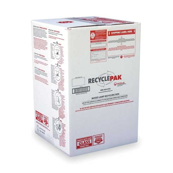 Recyclepak Bulb Recycling Kit,25" L x 16" W x 16" D SUPPLY-126 ...