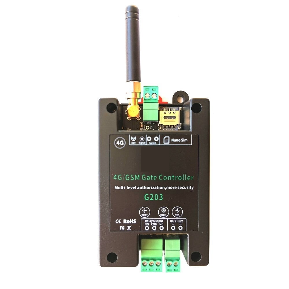 2G 4G Door Gate Opener Relay Switch Remote Control Door Access Wireless ...