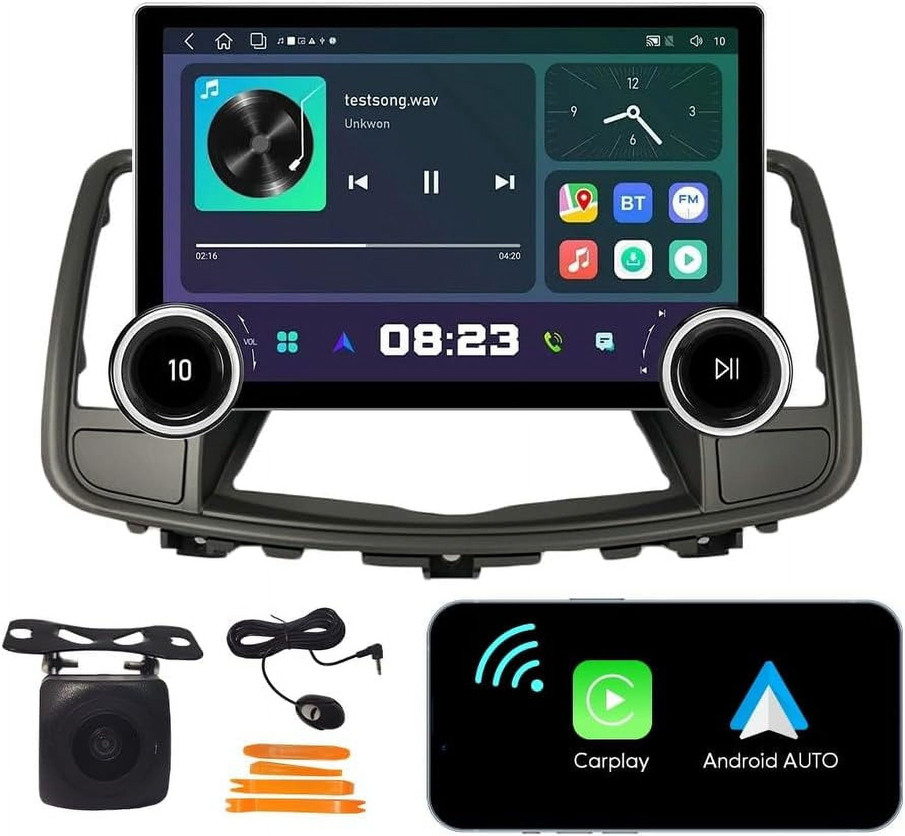 [2G+64G] 10.1" Display Knobs Carplay Android Auto Touchscreen Autoradio ...