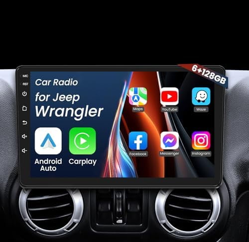 2G+64G Car Radio Stereo for Jeep Wrangler JK Compass Grand Cherokee Dodge Ram : 1280x800 ...