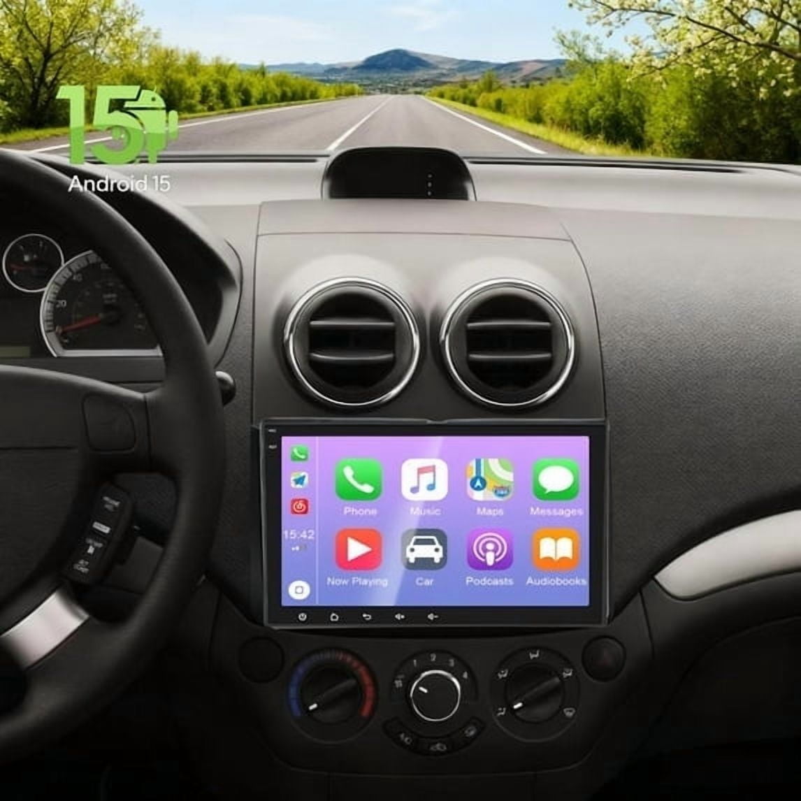 2GB+64GB Android 15 Car Stereo For Chevrolet Aveo 2009 2010 2011, 8inch ...