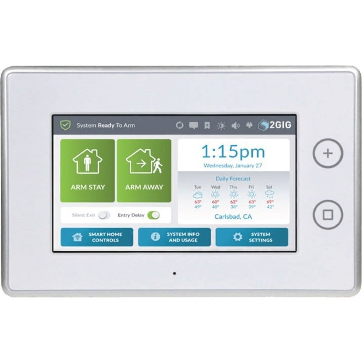 2GIG GC3 WRLS TOUCH SCREEN KEYPAD - Walmart.com