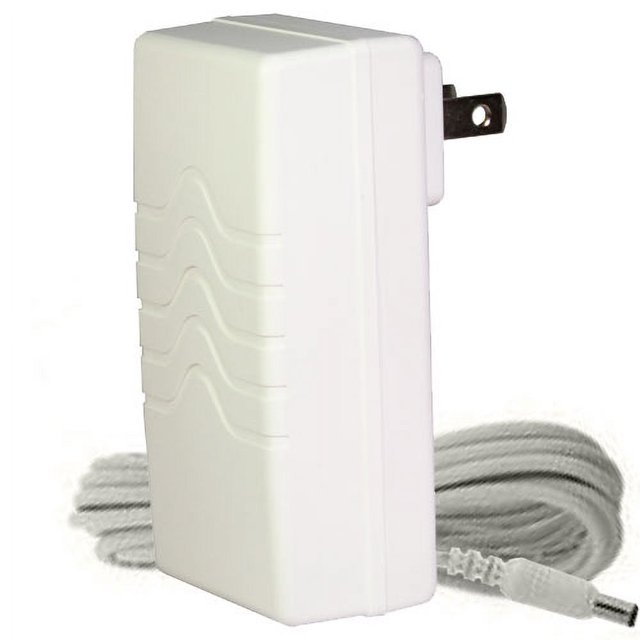 2GIG Technologies AC2-PLUG Barrel Connector Power Supply, White ...