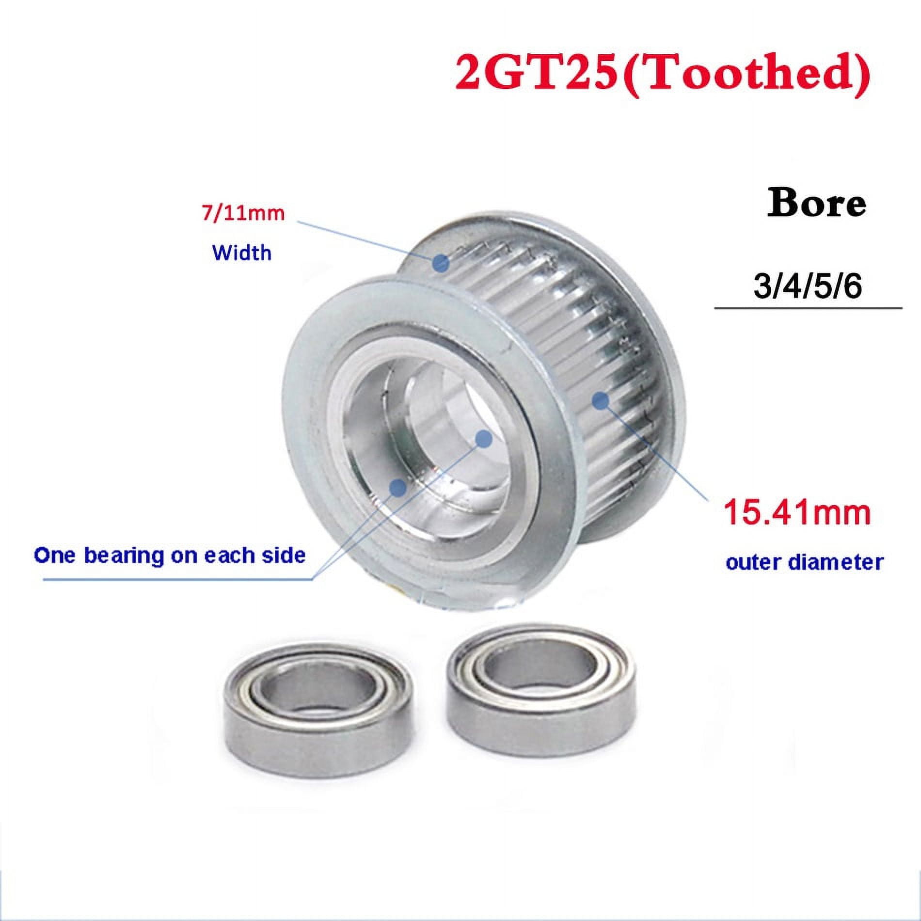 2GT 25 Tooth ,Excellent Durability - Walmart.com