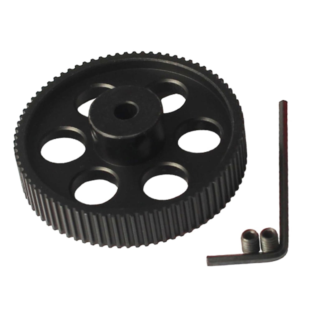 2GT 80 Teeth Timing Pulley with 5mm Bore for 9/10mm Wide Synchronous ...