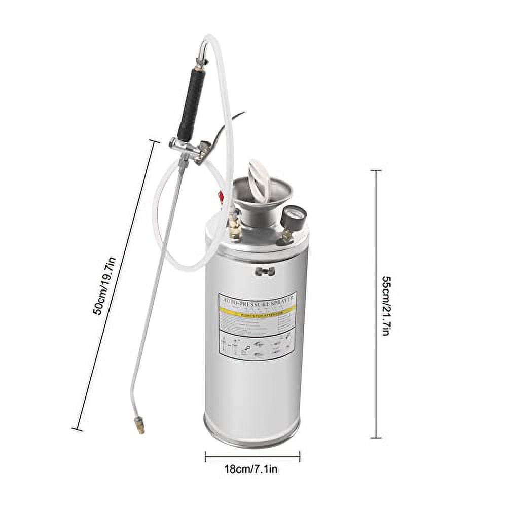 2Gal Stainless Steel Sprayer, Heavy Duty Hand Stainless Steel Pump ...
