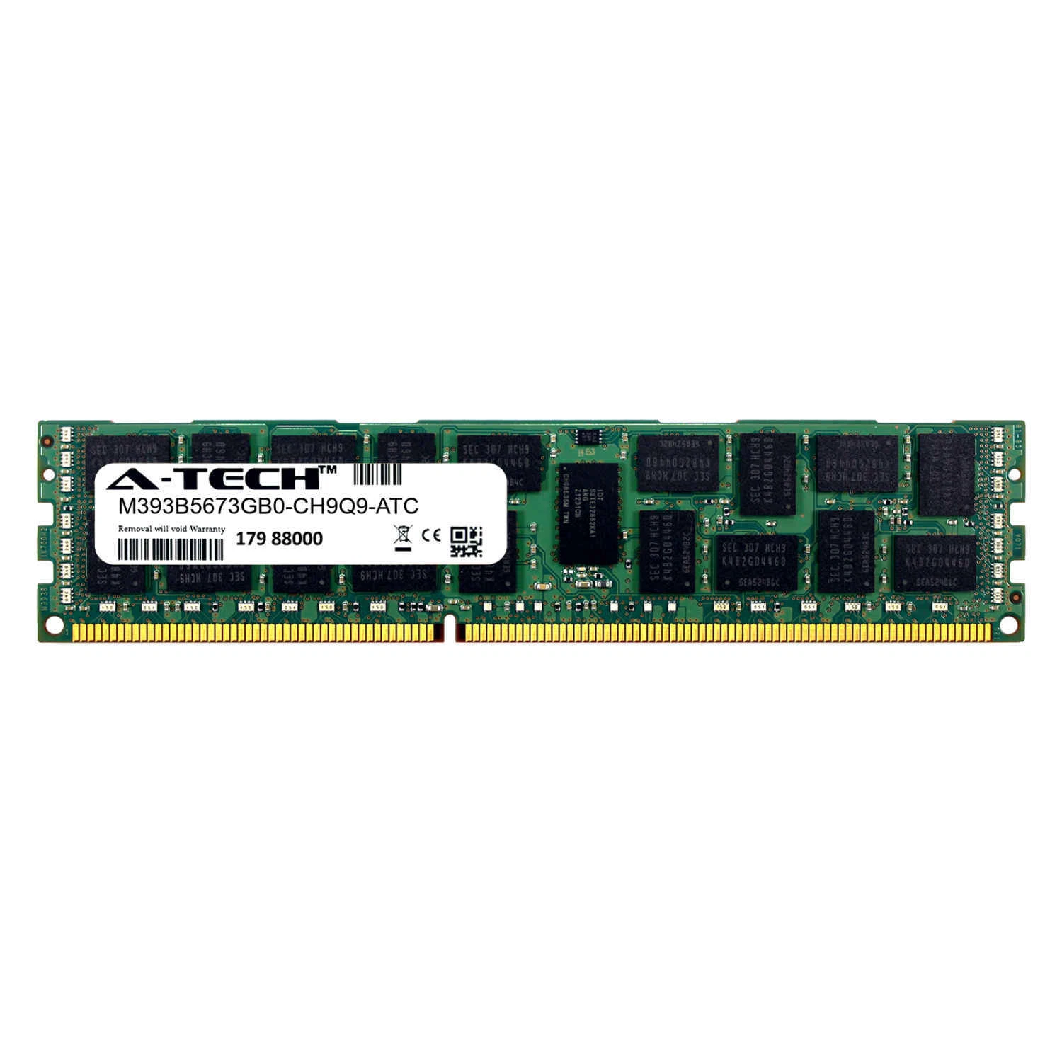 2Gb Pc3-10600R Rdimm (Samsung M393B5673Gb0-Ch9Q9 Equivalent) Server ...