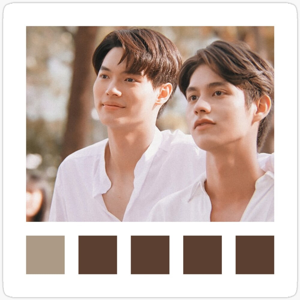 2Gether Sarawatine Couple Color Pantone Collage Sticker Phone Decal ...