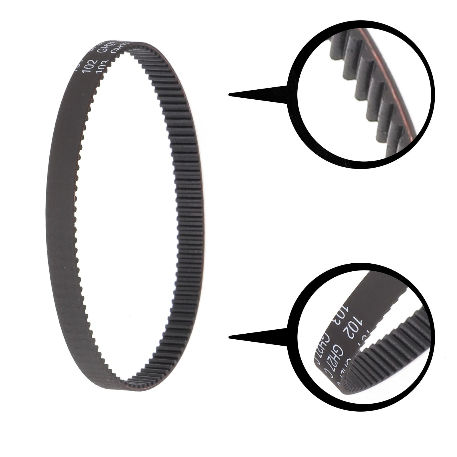 2Gt Closed Loop Synchronous Timing Belt 2Mm Pitch 6Mm Wide 3D Pri Nter Pulley 200Mm YIWEI ...