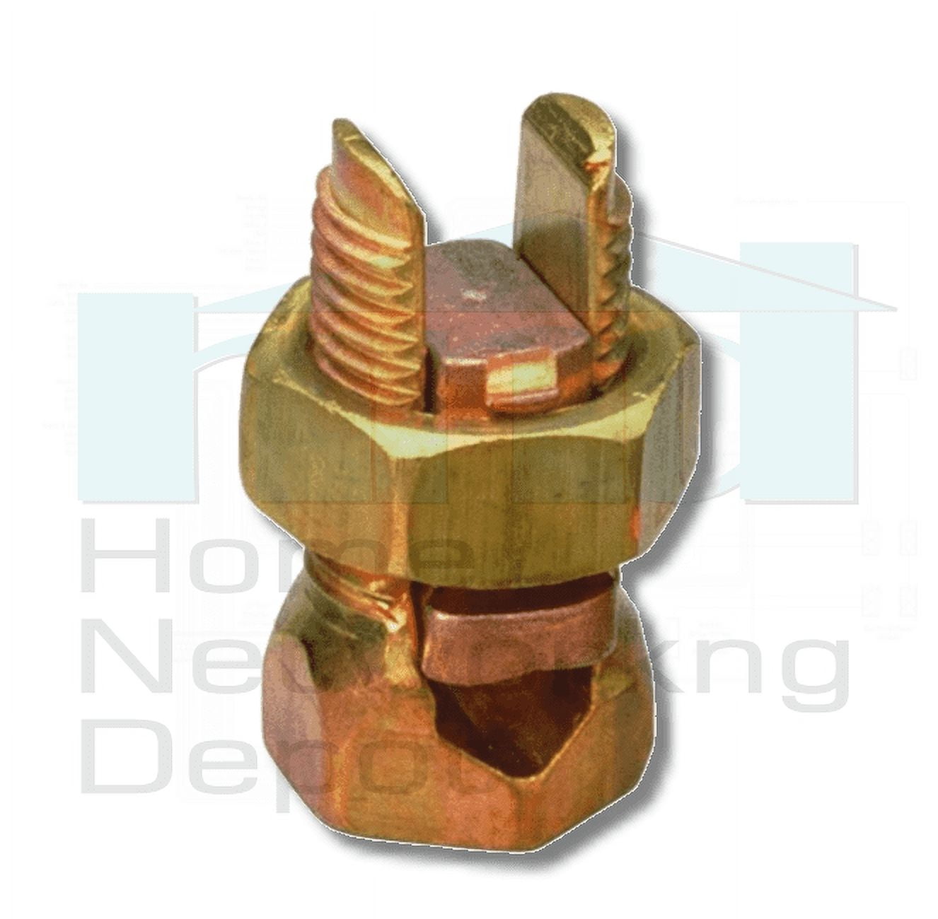 2H SPLIT BOLT CONNECTOR BY PREMISA FOR 2-6 AWG SOLID CU CONDUCTORS UL ...