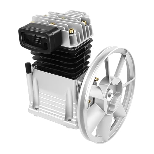 2HP Air Compressor Pump, 1.5KW Twin Cylinder Air Compressor Pump Head ...