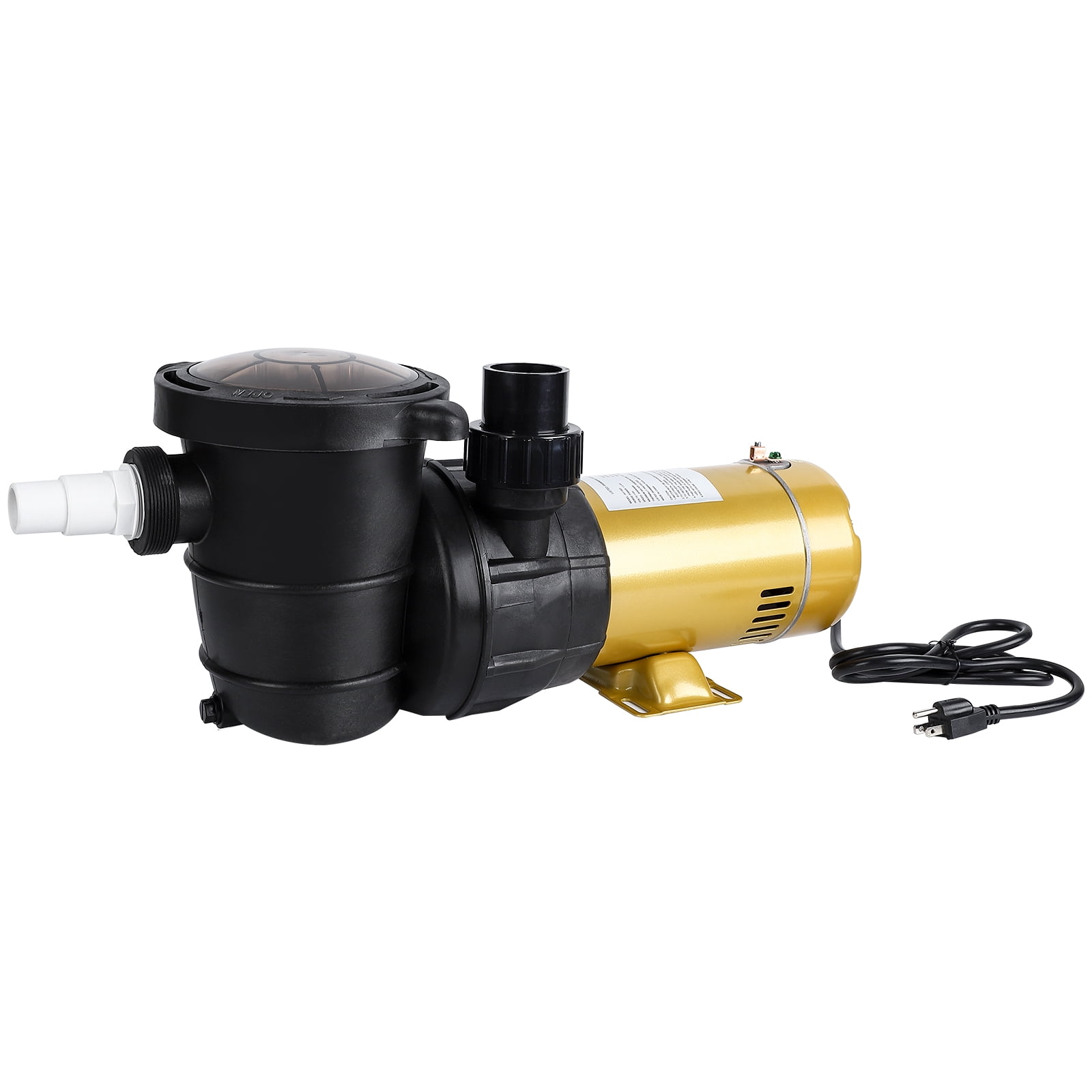 2HP Swimming Pool Pump, Single Speed In/Above Ground Water Pump, 115V ...