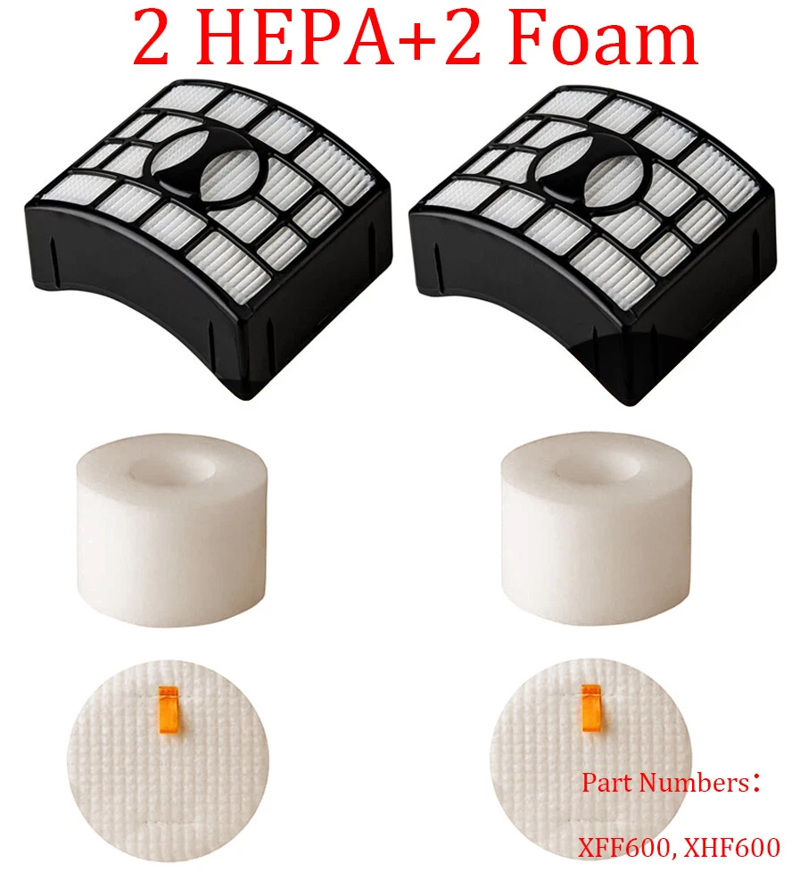 2Hepa+2Foam&Felt Filter For Shark Brushroll Lift-Away Upright Vacuum ...