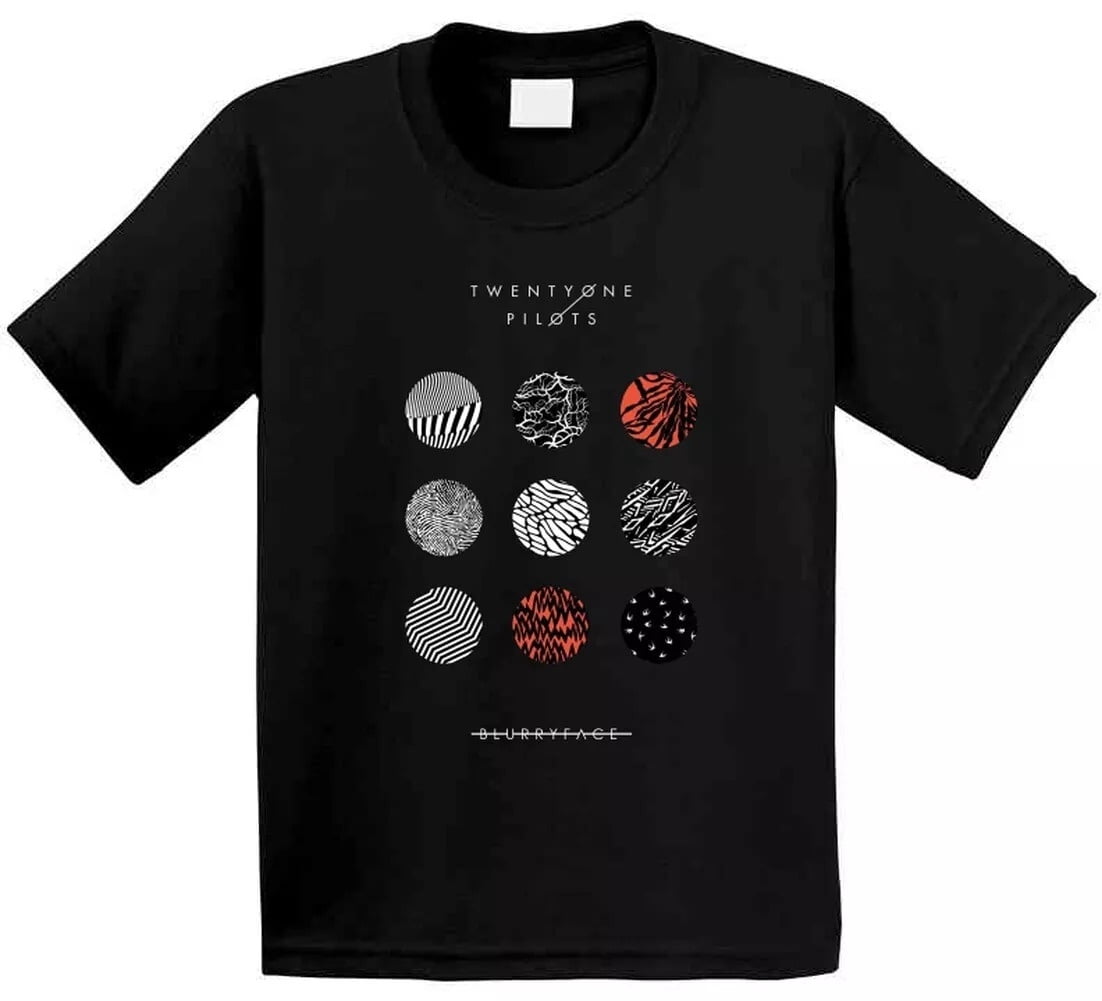 2I Pi.lots Blurryface Music Fan T Shirt - Walmart.com