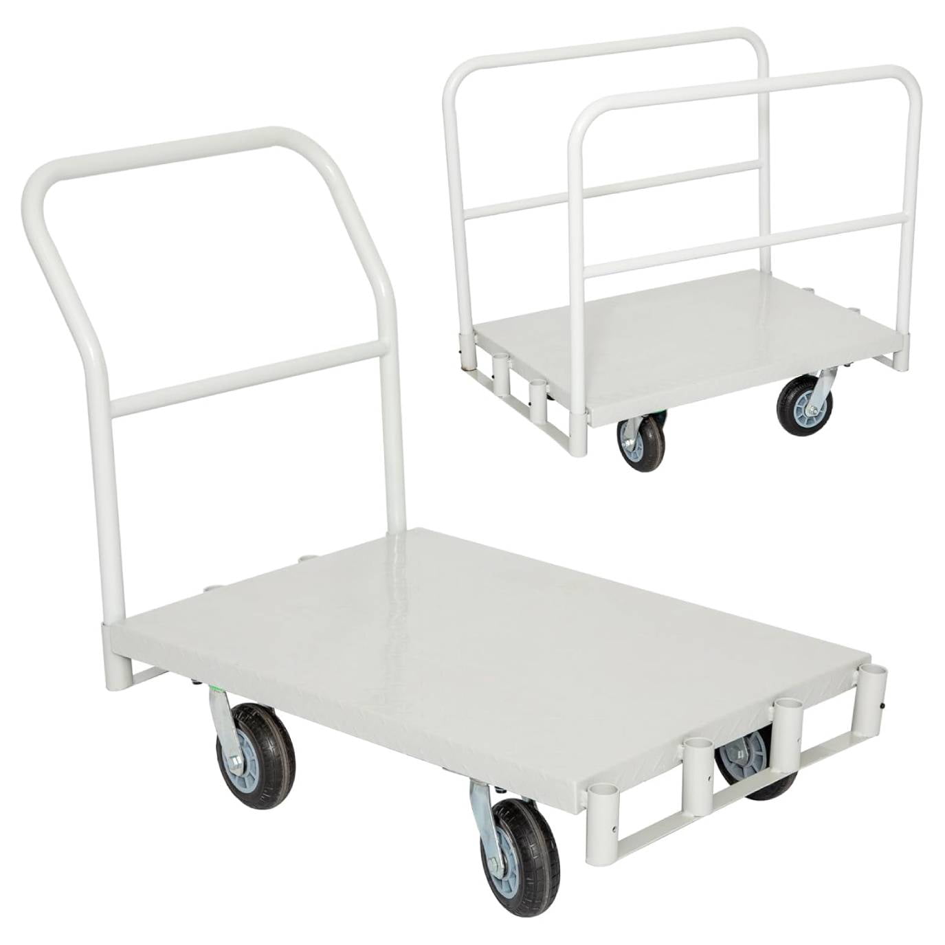 2IN1 Platform Truck, 2000 lbs Capacity Steel flatbed Cart, 37"L x 24"W ...