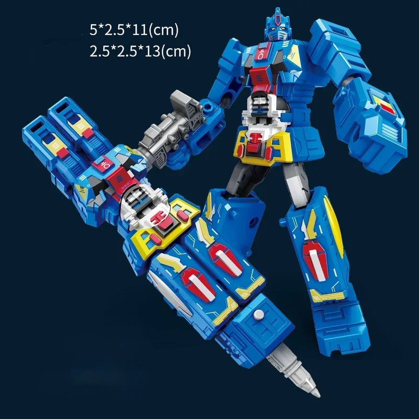 2IN1 Transformation Robot Toy Deformable Ballpoint Pen Rotary Joint ...