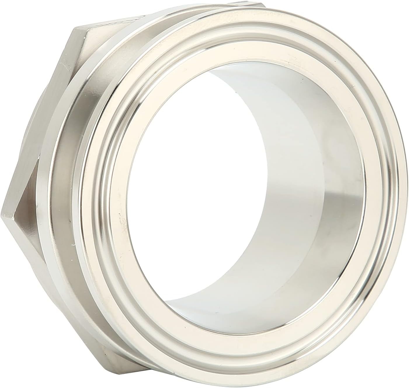 2In Weldless Bulkhead Fitting Stainless Steel For Tri Clamp Adapter Set ...