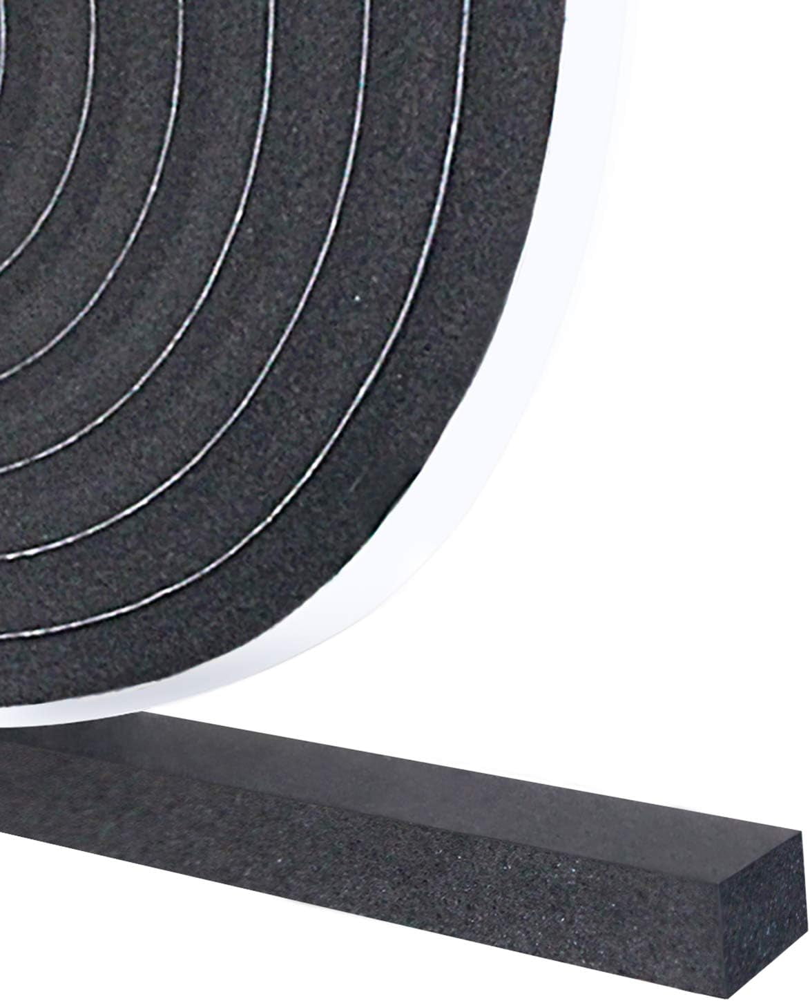 2In x 1/4In x 13Ft Foam Insulation Tape Weather Stripping Seal Strip ...