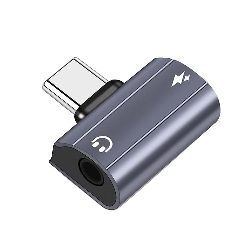 2In1 Headphone Converter Adapter,USB C To 3.5Mm Audio and Charging ...