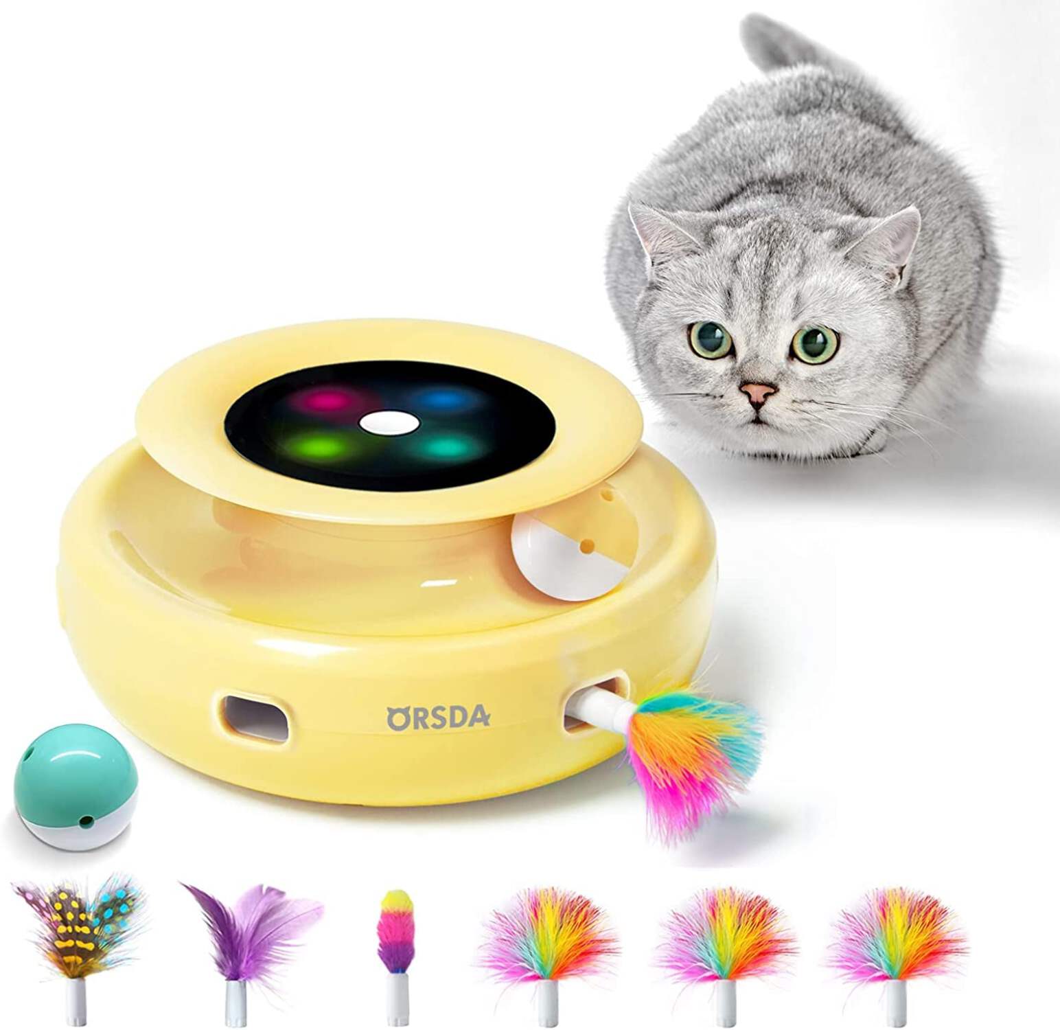 2In1 Interactive Toys for Indoor Cats - Walmart.com