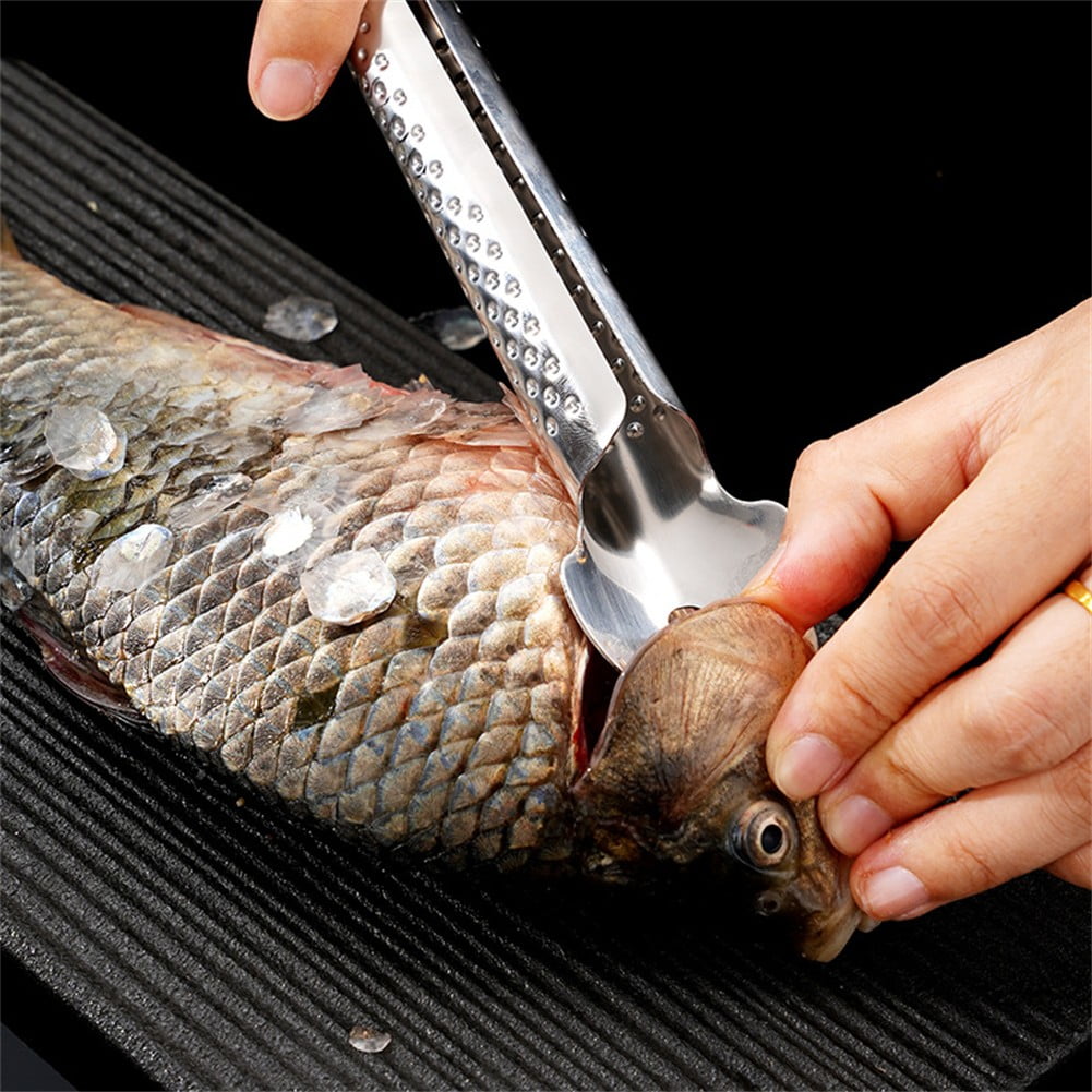 2In1 Stainless Steel Fish Skin Brush Scrape Fish Scales Fish Gills ...