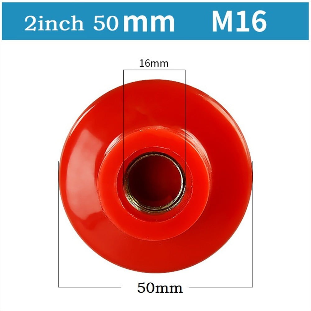 2Inch 50MM Drill Buffing Pads M10/M14/M16 Thread Backing Plate Hook and ...