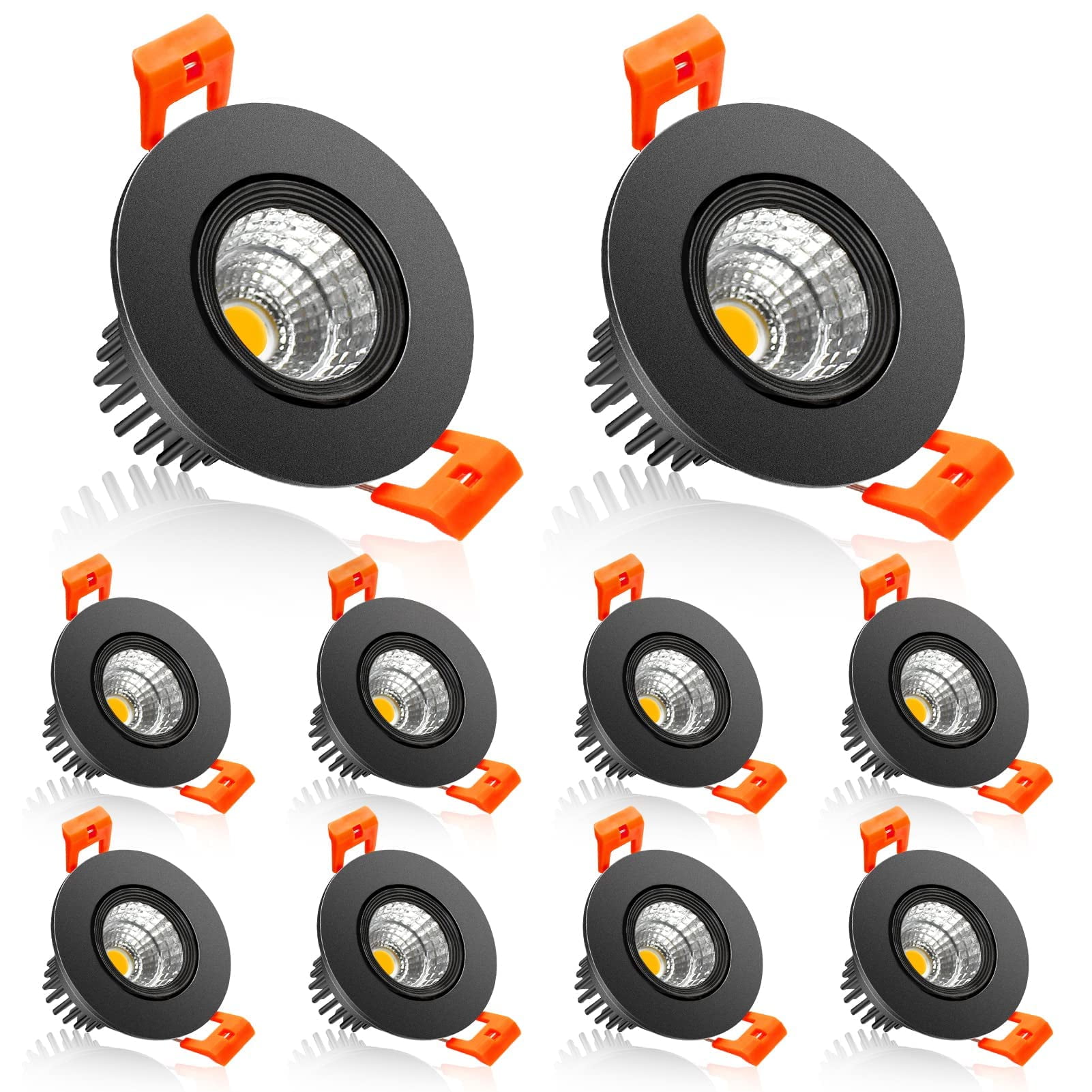 2Inch LED Recessed Ceiling Light, 3W Dimmable LED Downlight, Natural ...