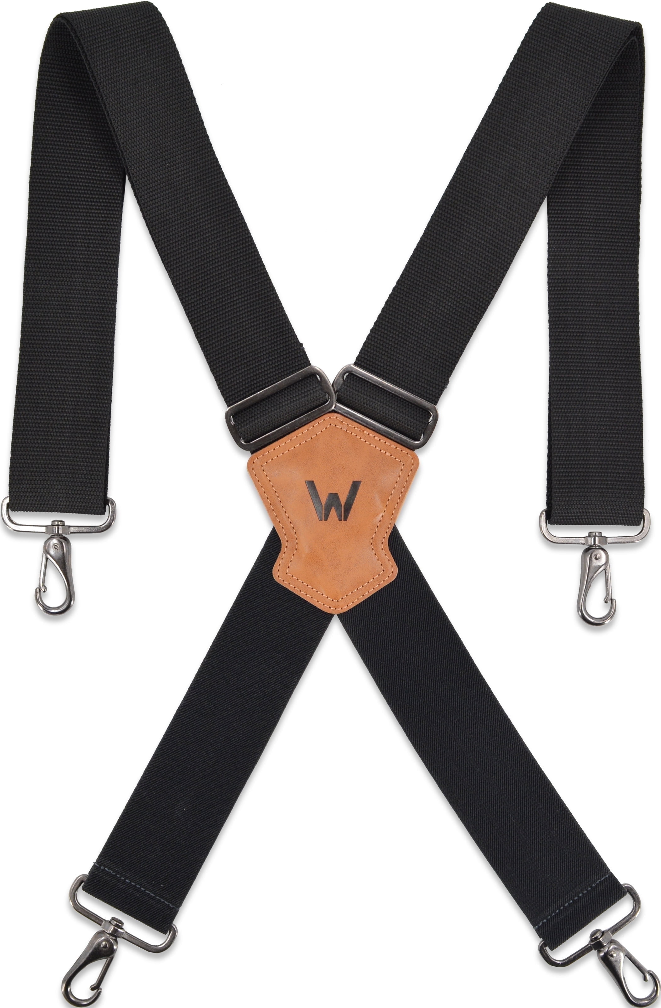 WELKINLAND Men's Heavy-Duty 2Inch-Wide Detachable Work Suspenders ...