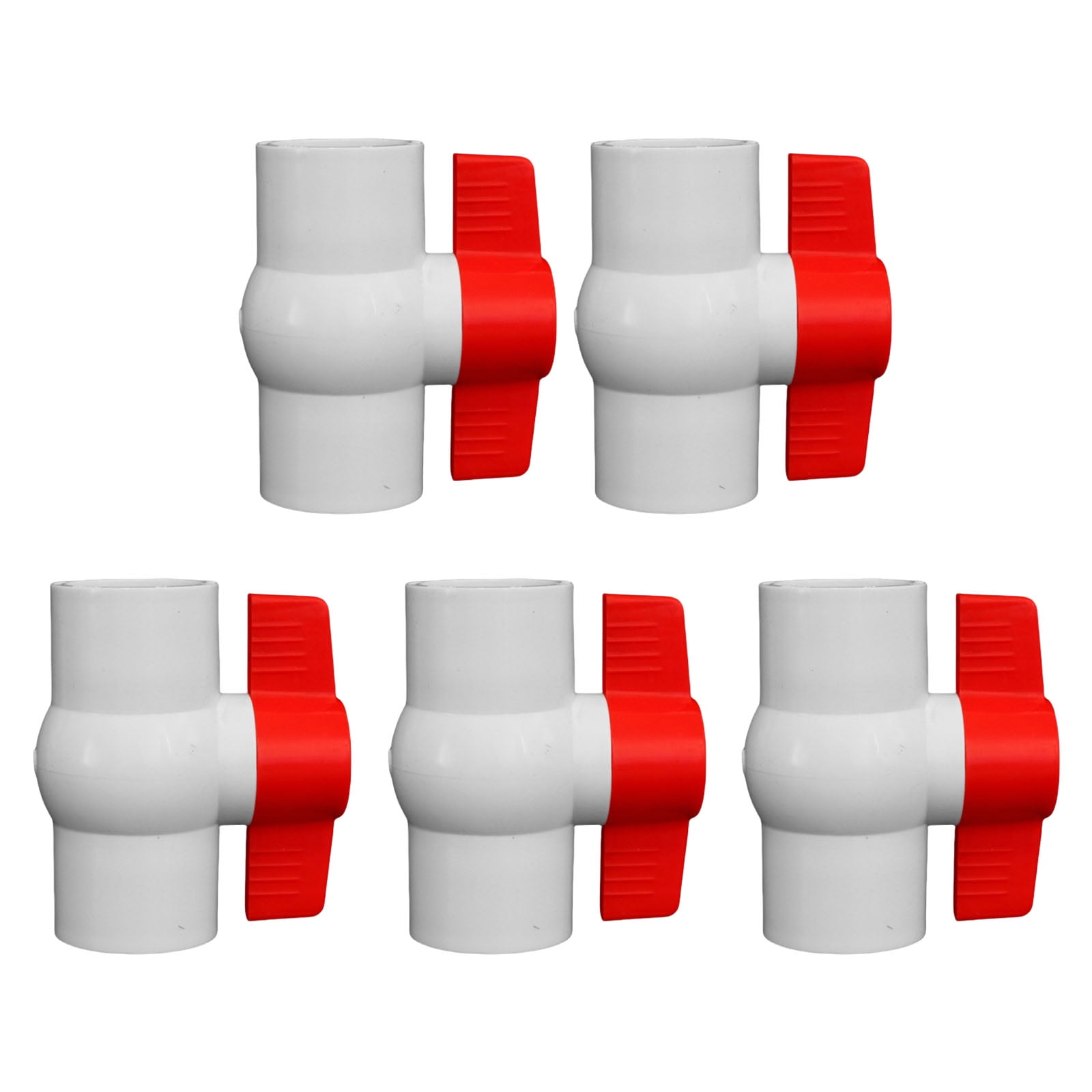 2Inch PVC Round Valves 5 Pack with T Handle Easy Installion Designs for ...
