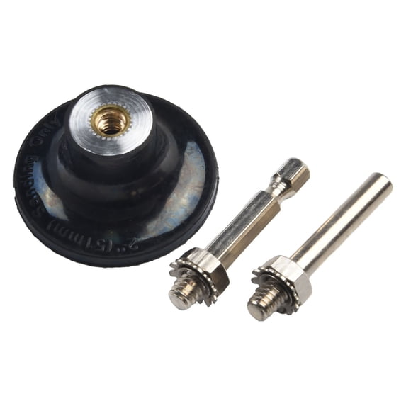 2Inch Roll Lock Sanding Discs Holder With 6mm Round 1 4 Hex Shank Quick ...