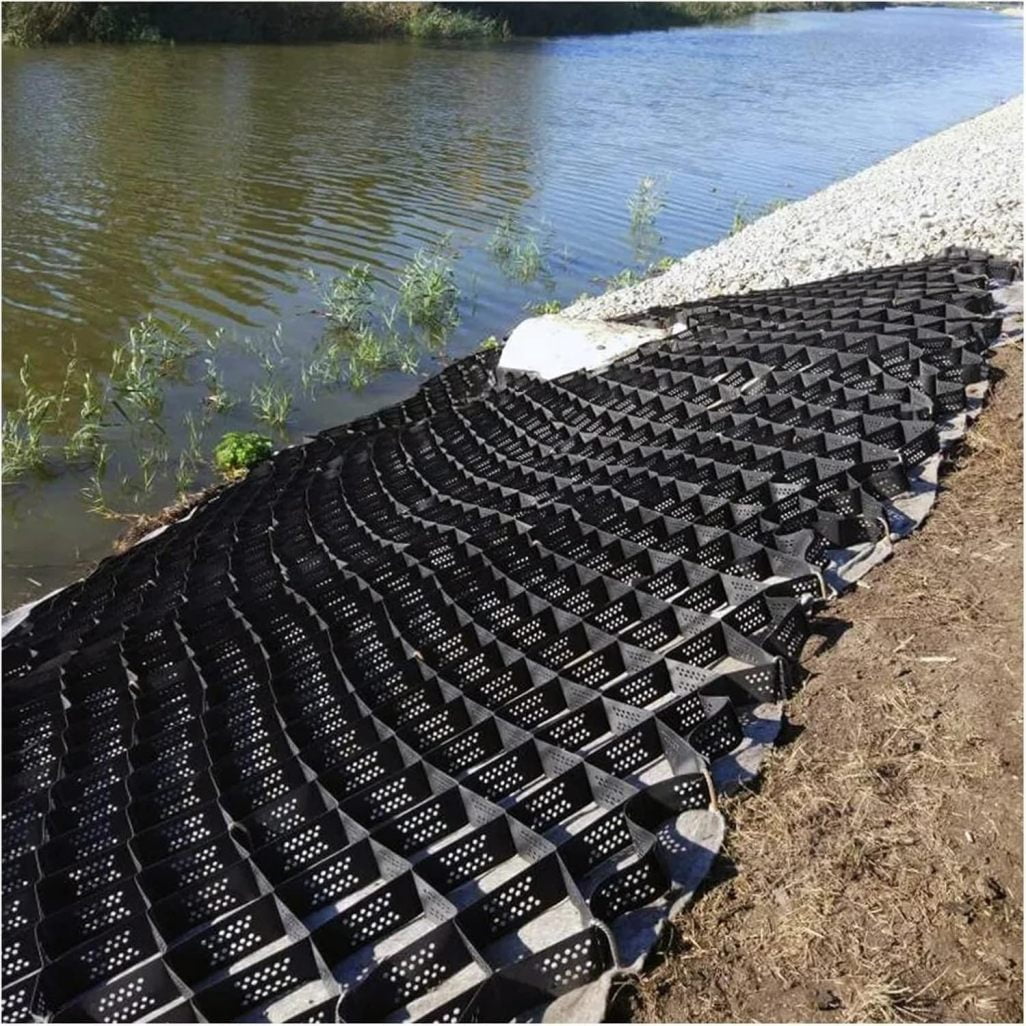 2Inch Tall Geo Grid Ground Grid Geo Cell Polyethylene 1885 LBS per sq ...