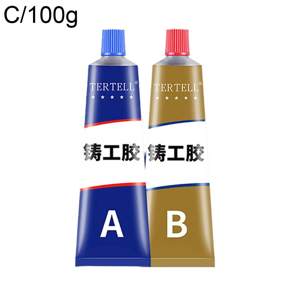 2Industrial Metal Repair Paste Glue HeatResistance Cold Weld Adhesive A ...