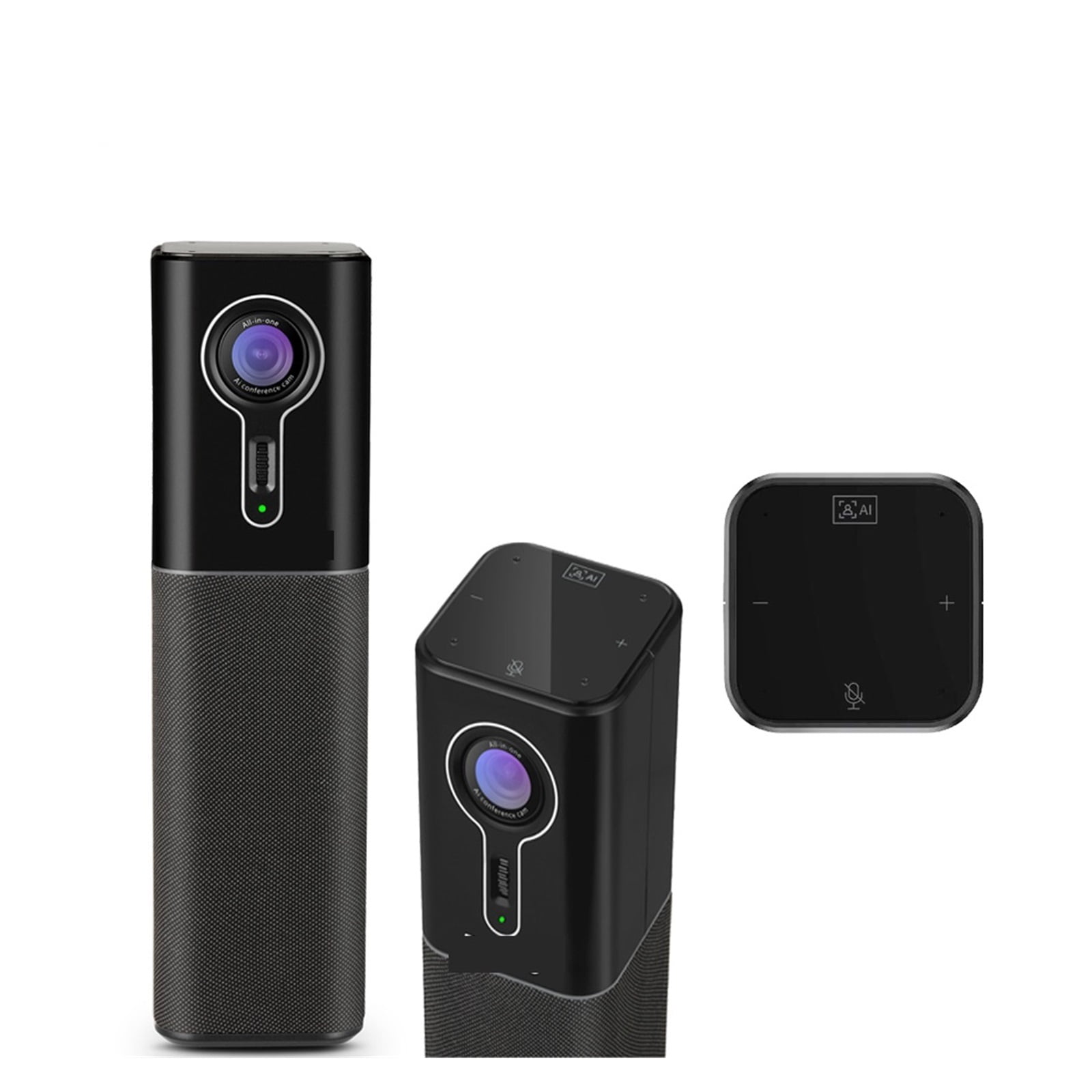 2K 60fps Resolution AI Face Tracking Webcam All In One With 4 Mics And ...