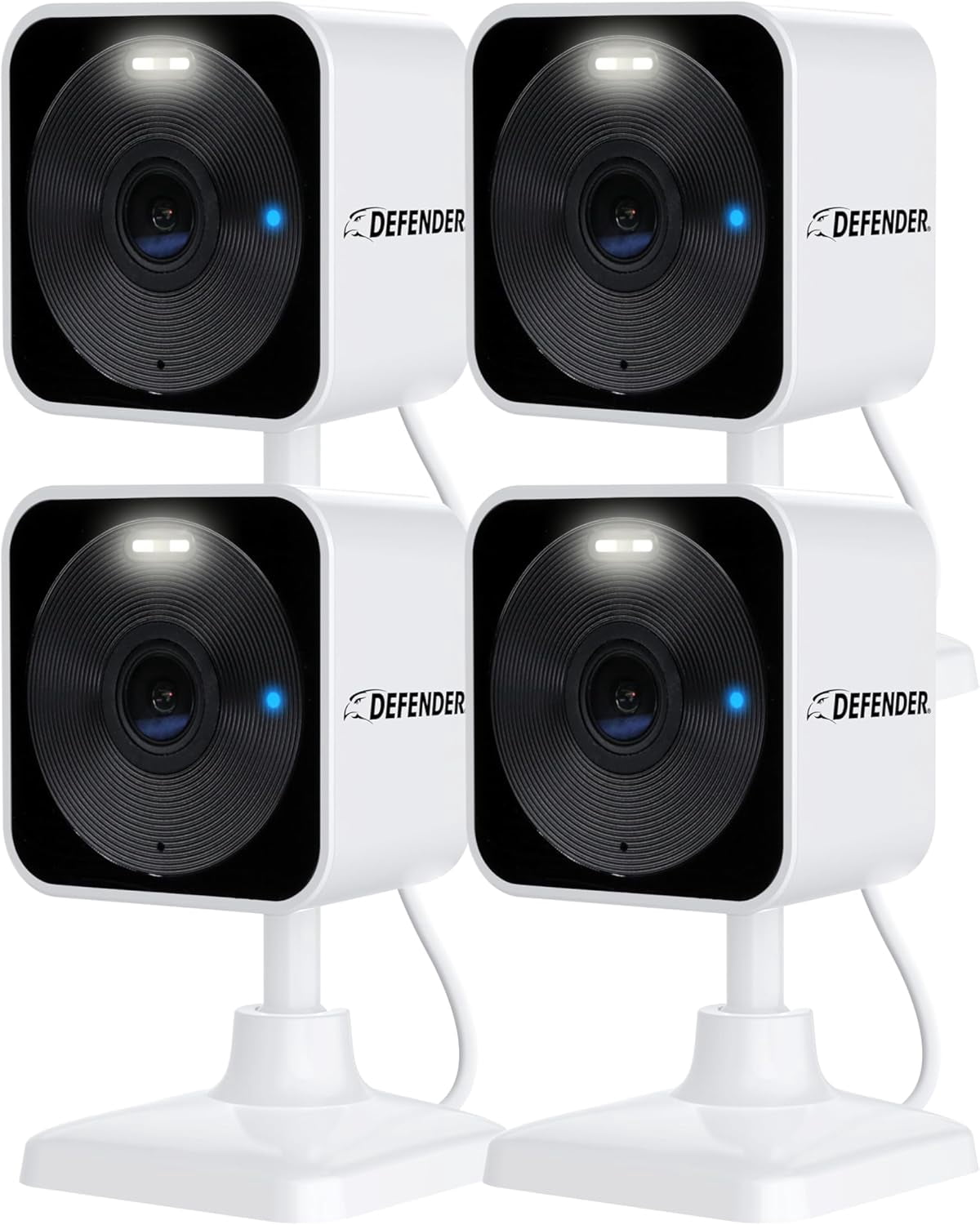 2K AI Powered WiFi Indoor/Outdoor Home, Business, Pet, Baby Security ...